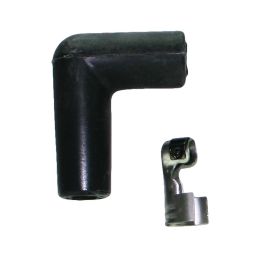 Moroso SPARK PLUG BOOT & TERMINAL KIT, 90 DEGREE ENDS, BLUE MAX
