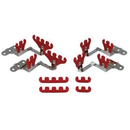 Moroso IGNITION WIRE LOOM KIT, SBC CENTERBOLT, RED